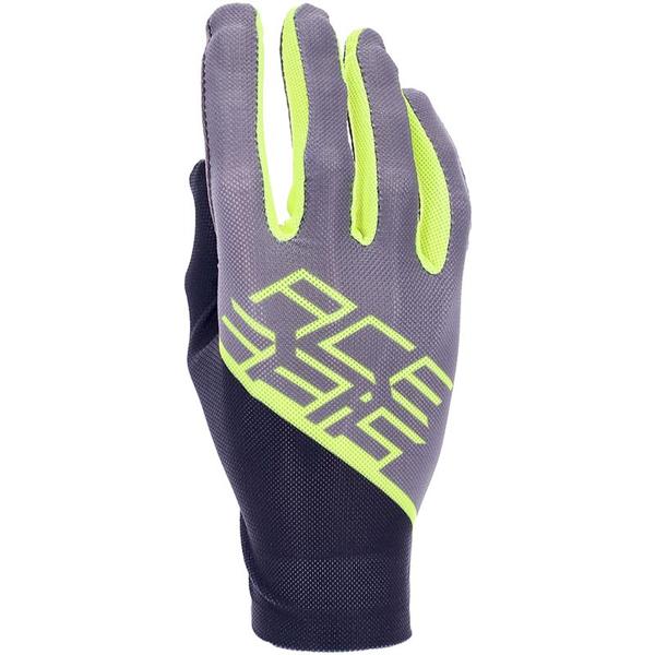Gants cross MTB ARYA ACERBIS gris/jaune fluo/noir - MOTO-AXXE.FR, Gants Cross