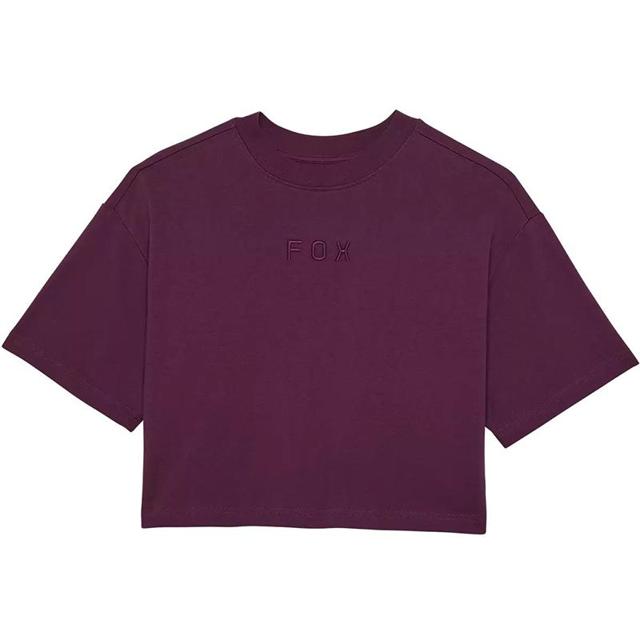 Tee-shirt WORDMARK PREMIUM CROP LADY FOX sangria - MAXXESS.FR, T-Shirt